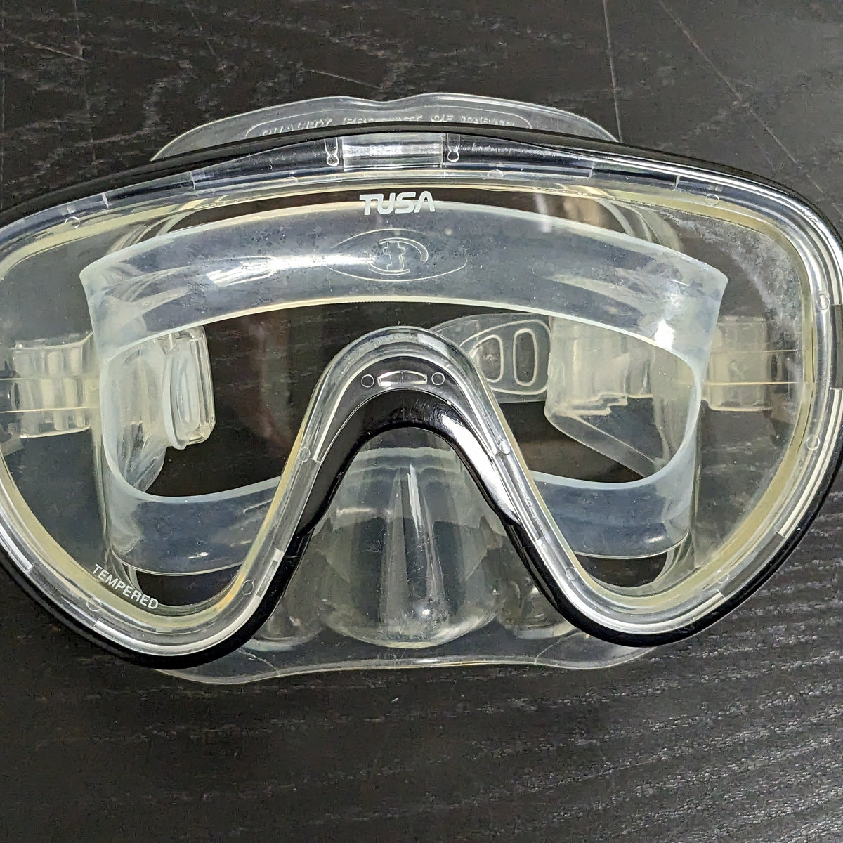 Open Box Tusa Adult Serene Mask - Black/Clear – DiveCatalog.com