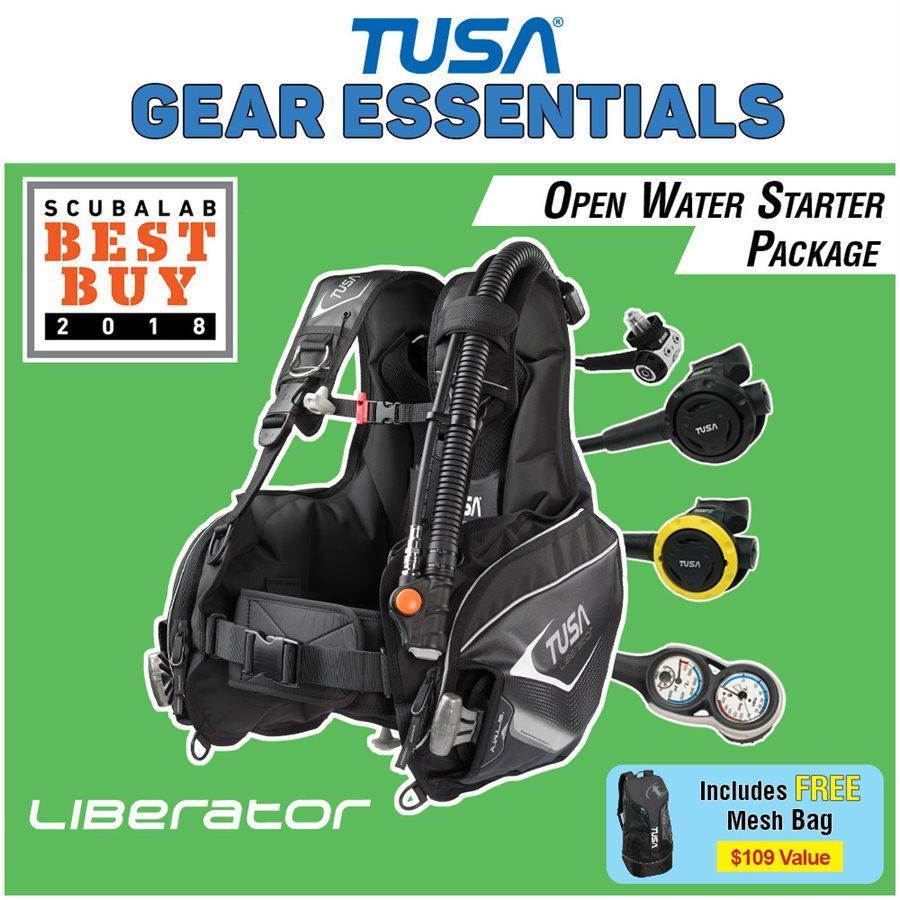 Tusa Liberator Open Water Basic Starter Package – DiveCatalog.com