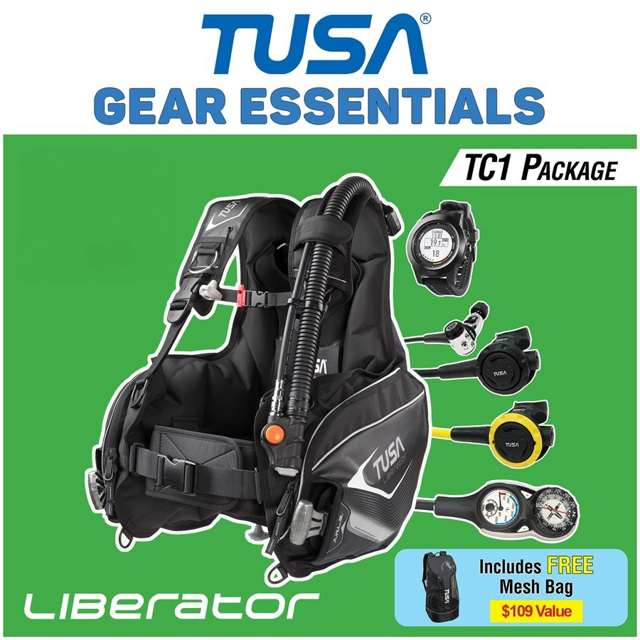 Tusa Liberator TC1 Diving Package – DiveCatalog.com