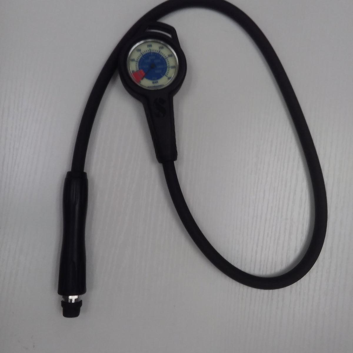 Open Box Scubapro Metal Compact Pressure Gauge Dual Display PSI/Bar Di ...