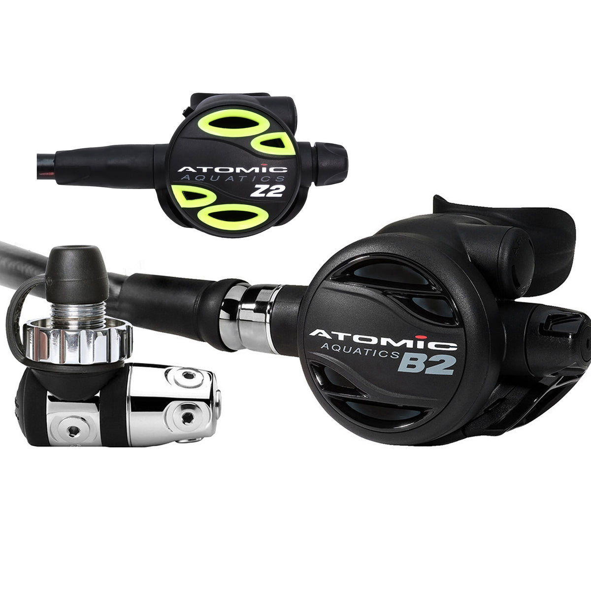 Atomic Aquatics B2 Regulator, DIN Sealed with Color Kit and Z2 Octo Sc ...