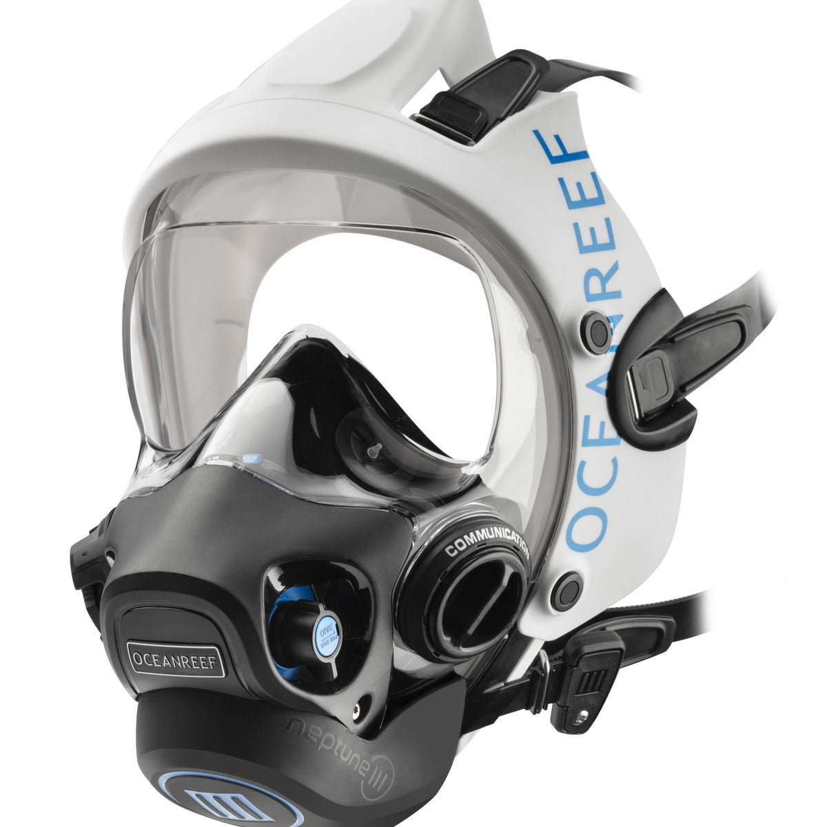 Open Box Ocean Reef Neptune III Package - Diving Full face mask w/int ...